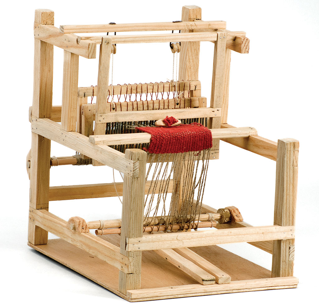 Telar mazahua en miniatura. – Mexicanísimo